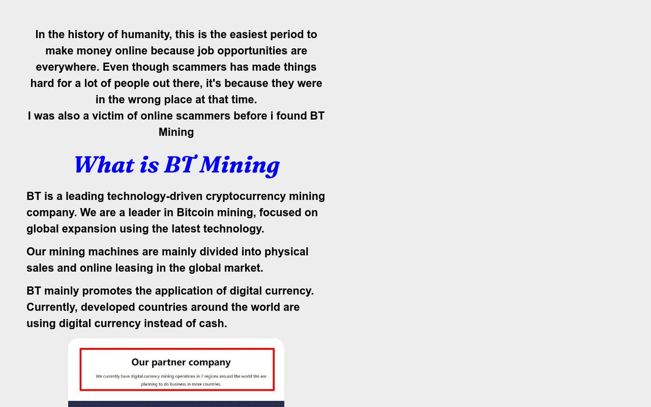 BT Mining